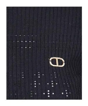 TWINSET Perforated Knit Sweater