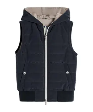 Brunello Cucinelli Quilted Hooded Gilet