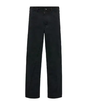 MAISON MARGIELA Cotton Trousers - Black