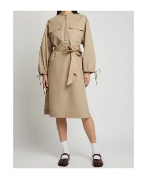 Moncler Nylon Midi Dress