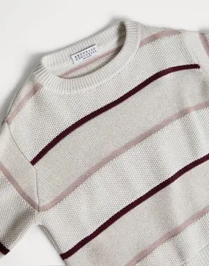 Brunello Cucinelli Striped Cotton Sweater