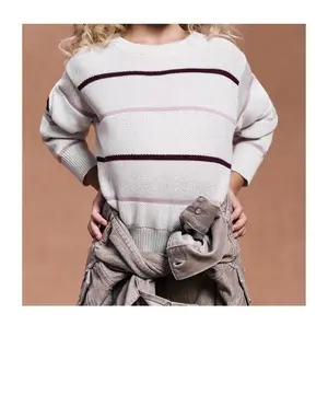 Brunello Cucinelli Striped Cotton Sweater