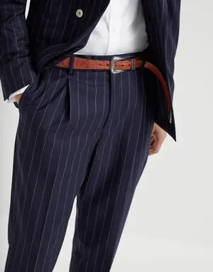 Brunello Cucinelli Tapered-leg Wool Trousers