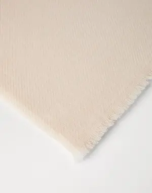 Brunello Cucinelli Logo-embroidered Scarf