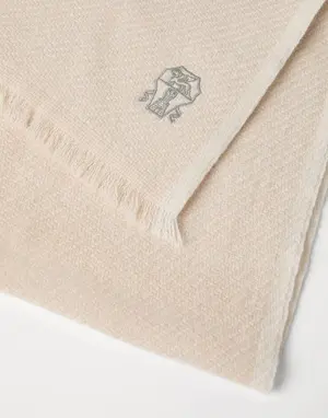 Brunello Cucinelli Logo-embroidered Scarf