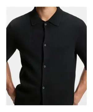 Hugo Boss Regular-fit Shirt With Ribbed Structure