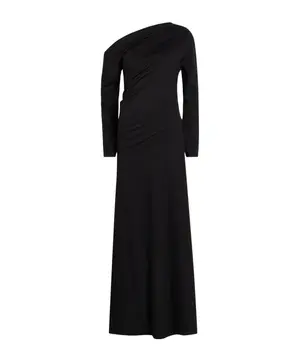 RÓHE Twisted Jersey Maxi Dress - Black