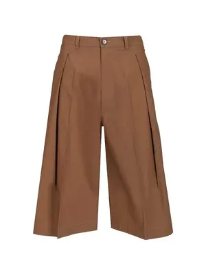 Barena Venezia Amado Vion Pleated Bermuda Shorts