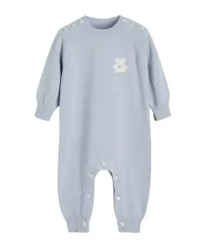 Brunello Cucinelli Cashmere Teddy Appliqué Coverall