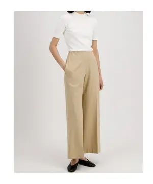 Harris Wharf London Techno Viscose Flared Trousers