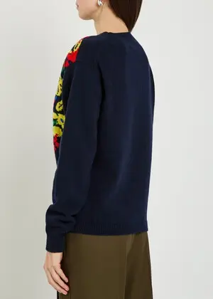 J.W.ANDERSON Floral Wool Jumper