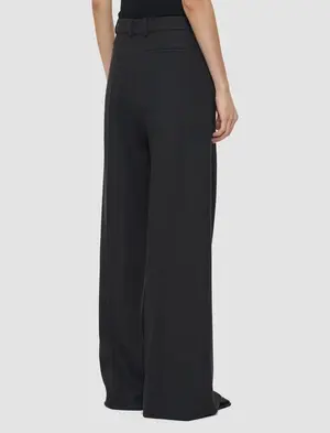 JOSEPH Alana Pleated-front Trousers