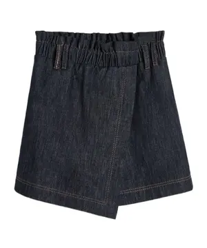 Brunello Cucinelli Asymmetric Mini Skirt