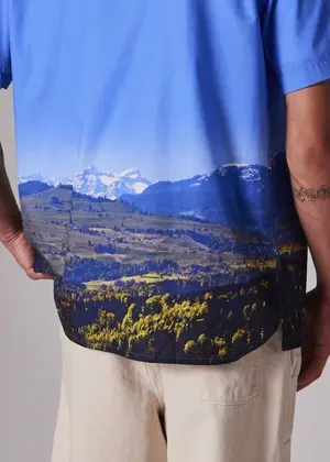 Paul Smith Landscape Print Shirt