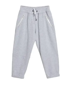 Brunello Cucinelli Brunello Cucinelli Drawstring French Terry Track Pants Light Gray