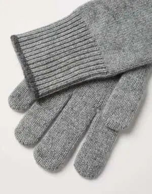Brunello Cucinelli Ribbed-knit Cashmere Gloves