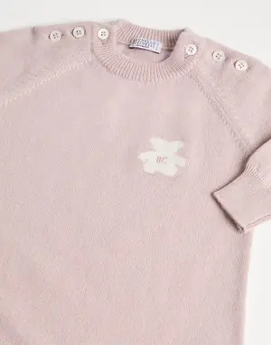 Brunello Cucinelli Teddy-applique Cashmere Coverall