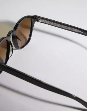Brunello Cucinelli Intarsia Rays Sunglasses
