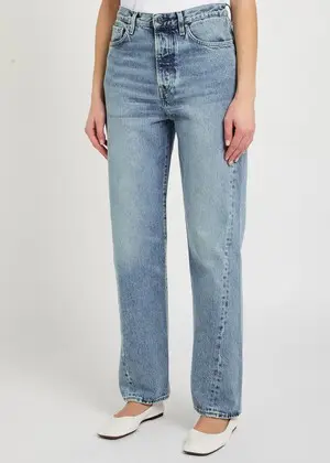 TOTEME Twisted Seam Straight-leg Jeans