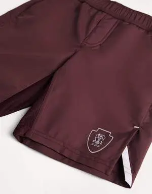 Brunello Cucinelli Logo-embroidered Track Shorts
