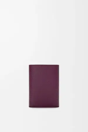 Loewe Vertical Wallet - Plum