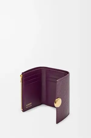 Loewe Vertical Wallet - Plum