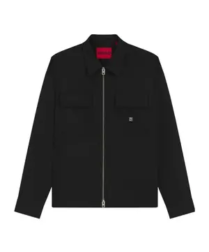 Hugo Boss Zip-up Oversized-fit Jacket