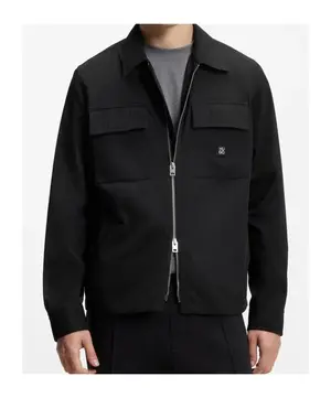 Hugo Boss Zip-up Oversized-fit Jacket