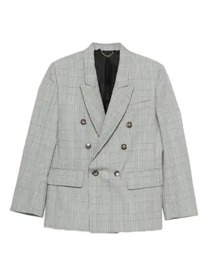 Victoria Beckham Double-breasted Blazer - Gray