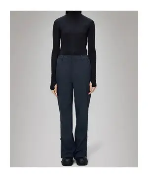 Rains Belt Loop Casual Pants - Black