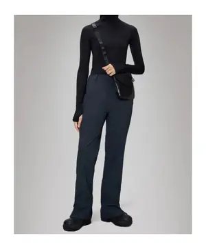 Rains Belt Loop Casual Pants - Black