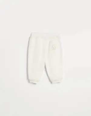 Brunello Cucinelli Logo Embroidered Trousers