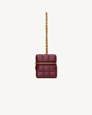 Saint Laurent Cassandre Mini Cube Bag Charm