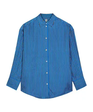 TOTÊME Striped Silk Shirt