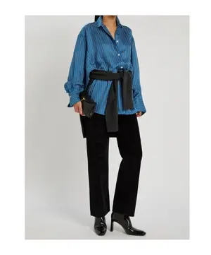 TOTEME Striped Silk Shirt