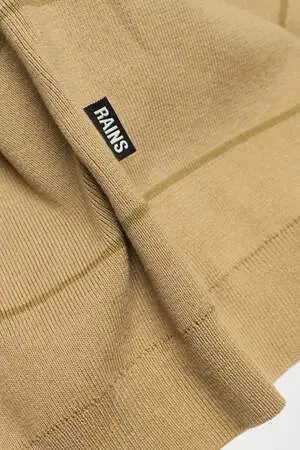 Rains Striped Knit Long-sleeved Polo Shirt