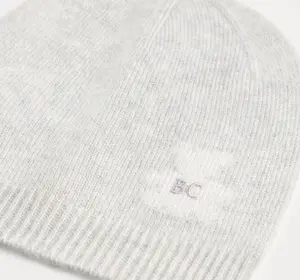 Brunello Cucinelli Cashmere Knit Baby Beanie - White