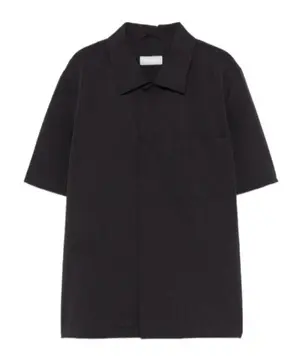 Herno Pocket Collared Shirt - Black