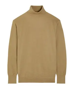 TOTEME Turtle-neck Fine-knit Wool Jumper - Green