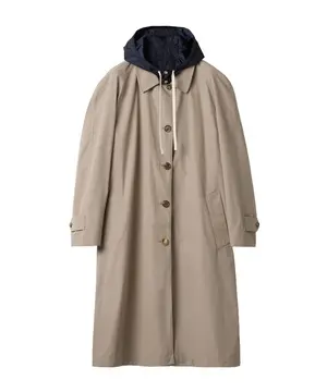 Miu Miu Reversible Single-breasted Coat - Clay/navy