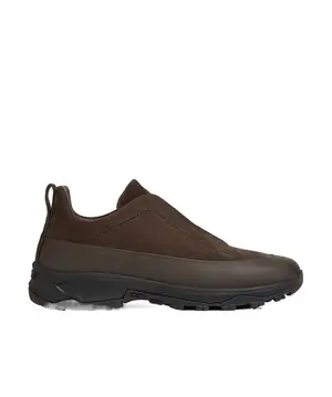Zegna Triple Stitch Monte Low-top Sneakers - Brown