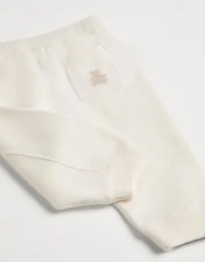 Brunello Cucinelli Cashmere Bear-embroidered Trousers