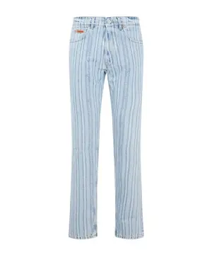 Martine Rose Striped Straight-leg Jeans