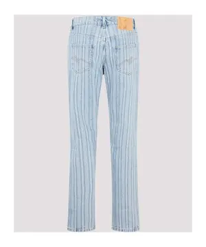 Martine Rose Striped Straight-leg Jeans