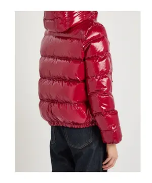 Moncler Andro Padded Hooded Glossed Shell Jacket