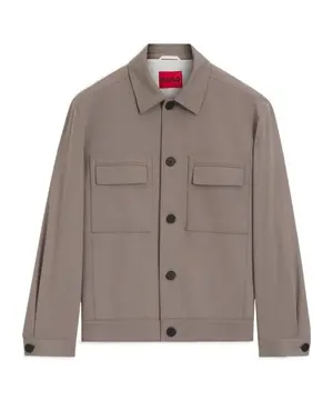 Hugo Boss Flap-pocket Button-up Jacket