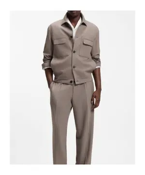 Hugo Boss Flap-pocket Button-up Jacket