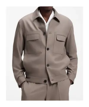Hugo Boss Flap-pocket Button-up Jacket