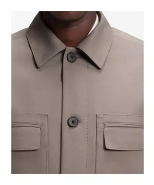 Hugo Boss Flap-pocket Button-up Jacket