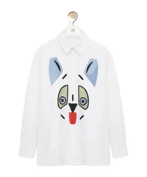 Loewe Futurist Cat Printed Shirt